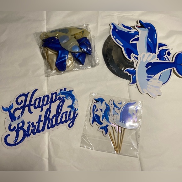 Party Supplies | Bogo Dolphin Birthday Decor | Poshmark